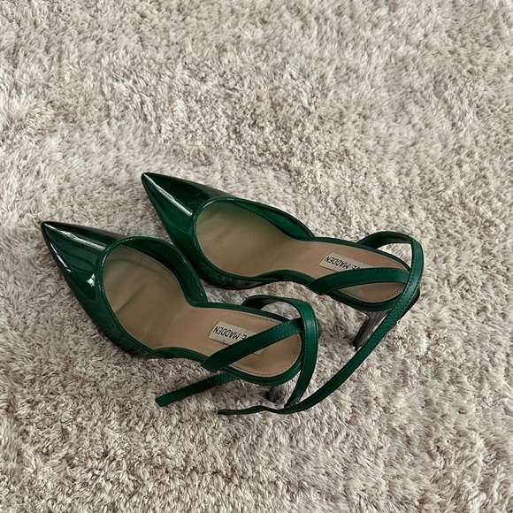 Steve Madden | Shoes | Steve Madden Dark Green Heels | Poshmark